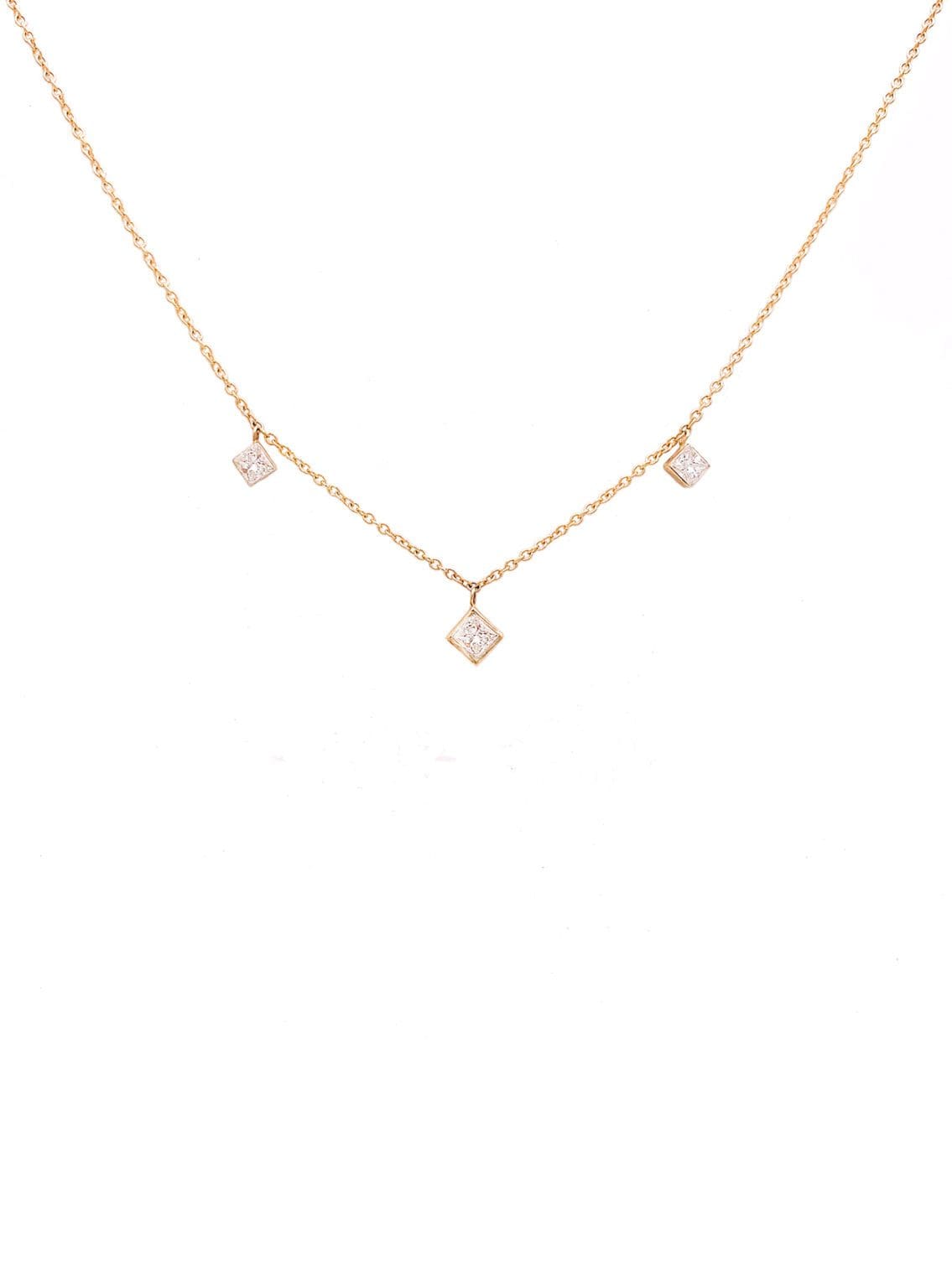 14k Diamond Drop Necklace – Kim Ashley Design